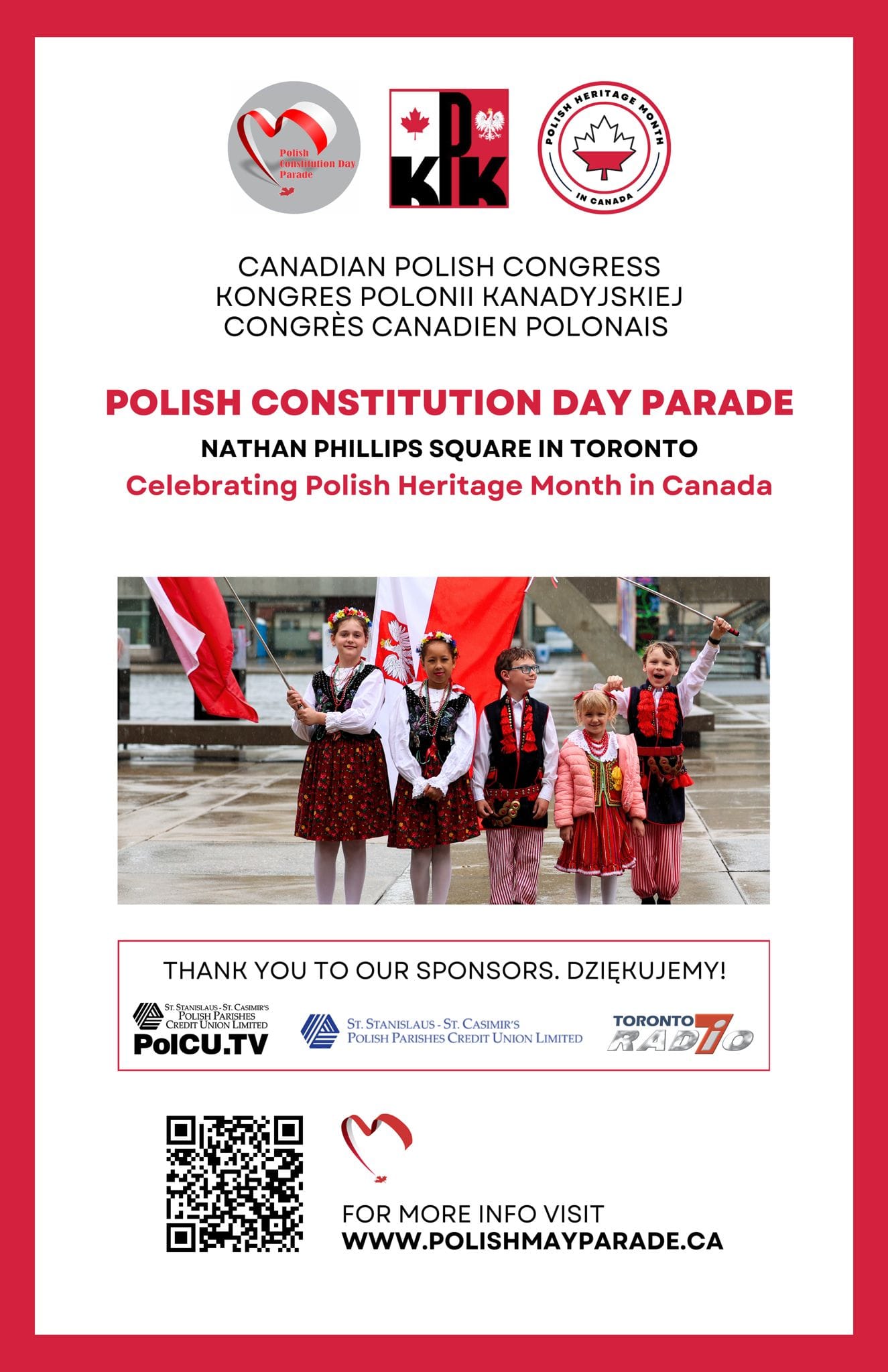 JOIN US TOMORROW FOR THE POLISH CONSTITUTION DAY PARADE! | CANADIAN ...